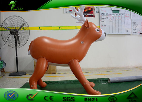 Durable Inflatable Deer Models Cartoon Sika Deer Animal Inflatable Toys For Kids