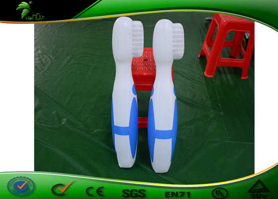 Customized PVC Inflatable Shapes Advertising Toothbrush For Promotion Display