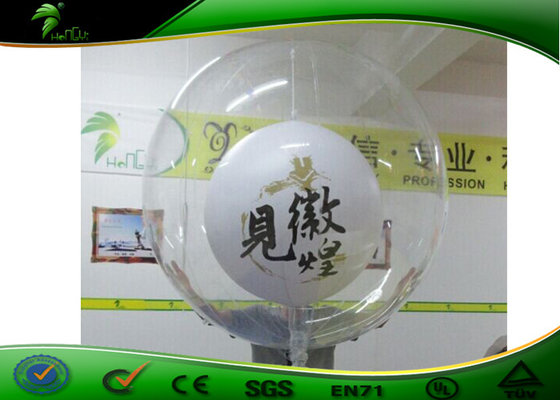 Double Layer Inflatable Advertising Balloons / PVC Balloon With Logo Printing