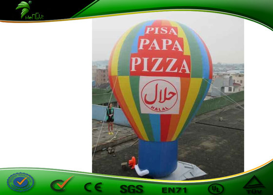 Big Inflatable Advertising Balloons / Inflatable Cold Air Colorful Ground Balloon