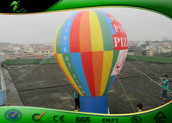Big Inflatable Advertising Balloons / Inflatable Cold Air Colorful Ground Balloon