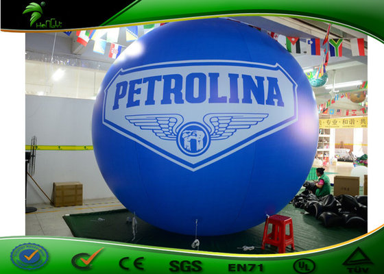 Customzied Inflatable Helium Balloon / PVC 0.18mm Advertising Printed Balloon