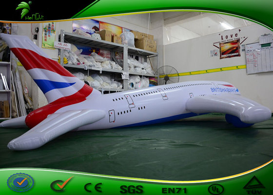 Customized Advertising Model Inflatable Plane , Large Inflatable Airplane For Display