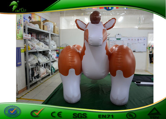 Animal Horse Inflatable Cartoon Characters Inflatable Cute Pony Cartoon For Riding