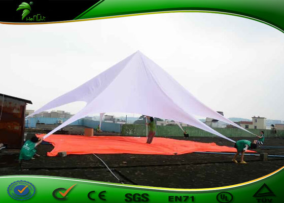 Outdoor Aluminum Promotion Star Shelter / Star Shaped Tent Oxford Cloth