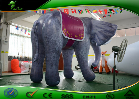3M 8 ft Tall Inflatable Elephant Large Gray Moving Elephant Balloon For Festival