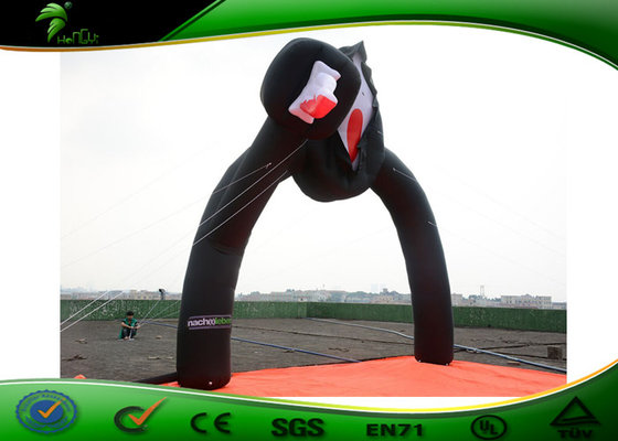 Horrible Inflatable Outdoor Halloween Ghost Arch / Inflatable Arch For Decoration
