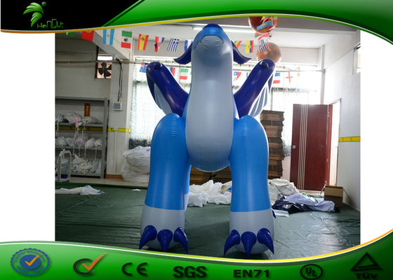 Flying Dragon Inflatable Cartoon Characters / Inflatable Blue Zenith Dragon Toy