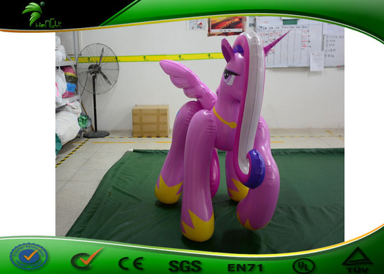 Customized Inflatable Cartoon Characters PVC Animal Toy Cartoon Pony Girl