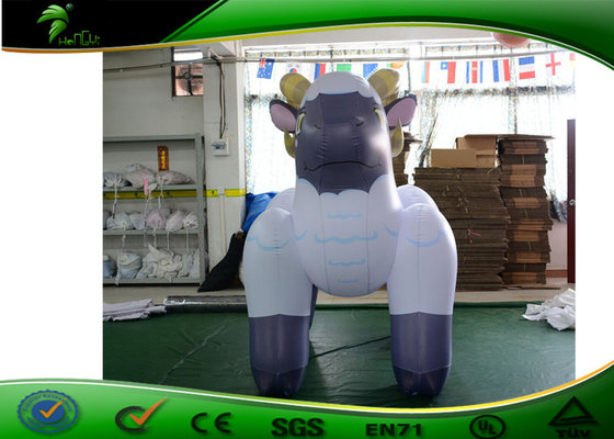 Custom PVC Inflatable Sheep Cartoon Characters / Inflatable Animal Sheep