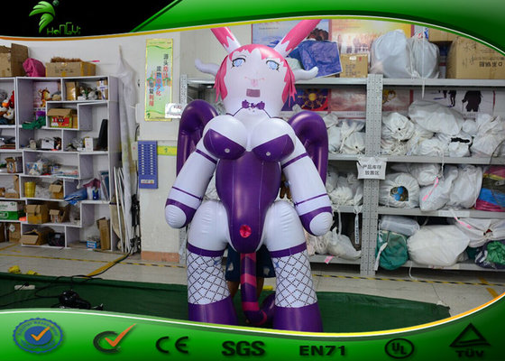 Double PVC Layers Inflatable Model Sex Girl Suit Fire - Resistance For Advertising