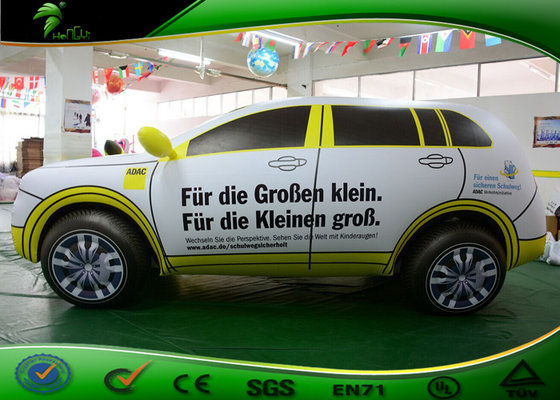 Custom Logo Car Shaped Inflatable Model / Inflatable Car Replica For Promotion