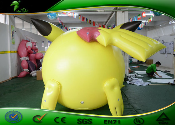 Pikachu 3.5M Long Inflatable Cartoon Characters Lovely Pokemon Figures CE Approval