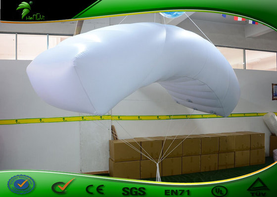 Parachute Kite Inflatable Advertising Balloons 2m Height White 3 Years Warranty