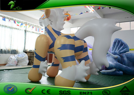 Animals Dog Toy Inflatable Cartoon Characters With Bounce Durable PVC 0.4mm