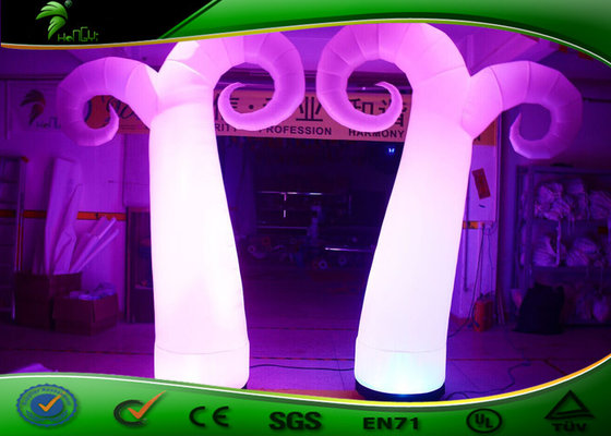 Transparent  PVC Inflatable Lighting Decoration / Inflatable Traffic For Party