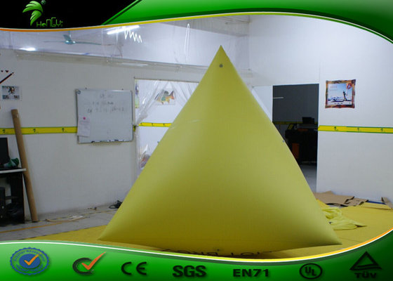Triangle Swim Inflatable Buoy , Inflatable Sea Buoy Float Advertising Air Balloons