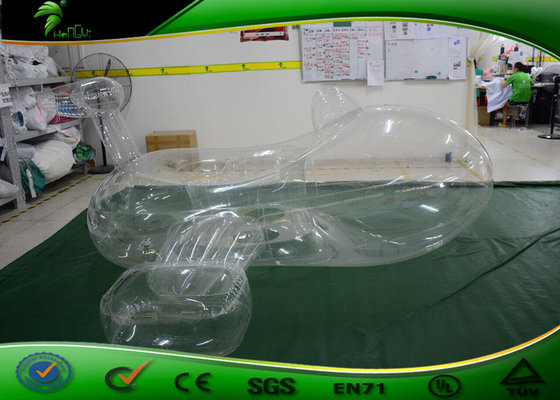Inflatable Replicas Plane Model / Inflatable Transparent Plane For Water Park