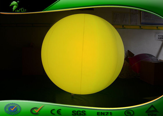 2M Inflatable LED Balloon / Inflatable Colorful Balloon With LED Lighting For Decoration