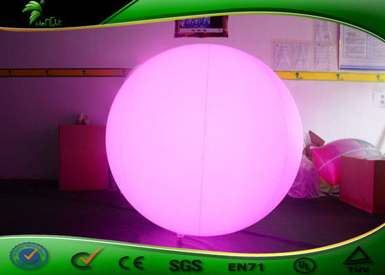 2M Inflatable LED Balloon / Inflatable Colorful Balloon With LED Lighting For Decoration