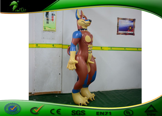 Customized Cartoon Inflatable Sexy Standing Dog / Inflatable Sex Dog With Muscle For Sale