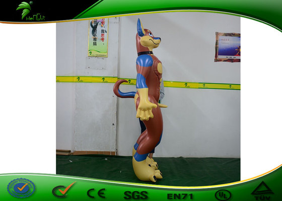 Customized Cartoon Inflatable Sexy Standing Dog / Inflatable Sex Dog With Muscle For Sale