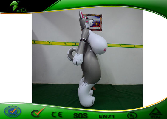 Attractive Sexy PVC Inflatable Cartoon Dog With SPH / Inflatable Sexy Cat Animal With Big Boobs