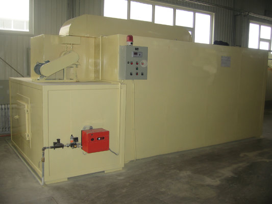Gas-Fired Powder Coating Oven , Box Type Furnace Oven Chamber Of Galvanized Steel
