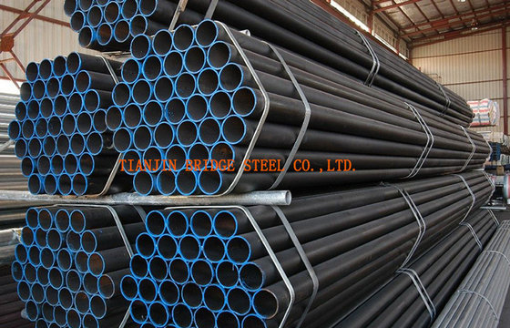 ASTM A500 Black Welded Steel Pipe DIN EN 10219 St52-3 , Thick Wall 0.5mm - 20mm