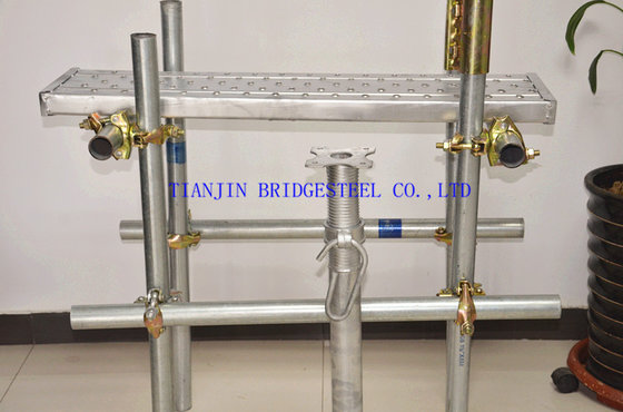 ASTMA53 Weld Galvanized Steel Scaffolding Tube / Pipe For Construction