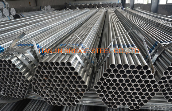 Q195 - Q215 Welded Pre Galvanized Steel Pipe For Construction BS EN 10297