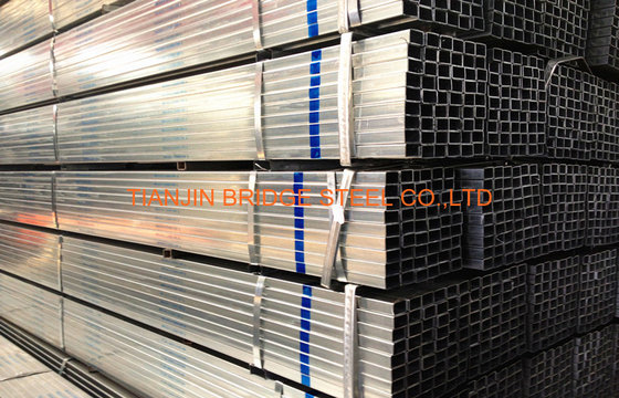 DIN1626 / BS1387 Welded Pre Galvanized Steel Pipe For Shipbuilding , Bridging