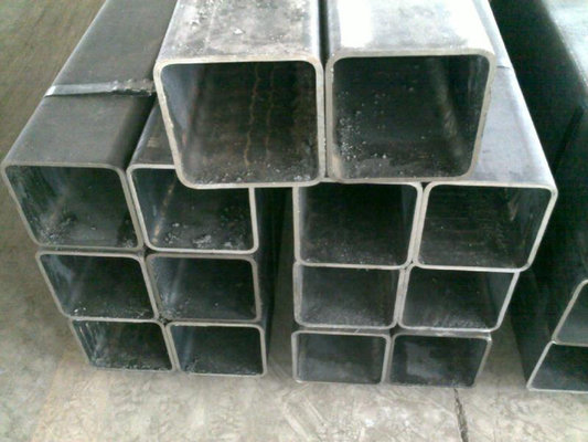 Square Welded ERW Steel Pipe / Hot Rolled Square Welded Carbon Steel Pipe For Shipbuilding