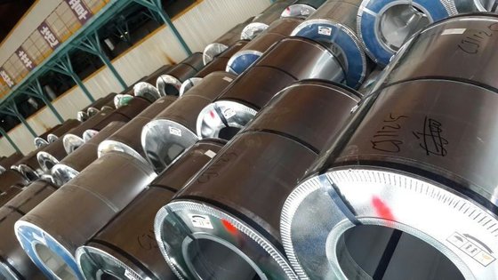 914MM Pre-painted Galvalume Steel Coils DX51D ISO9001 for roofing Equipments