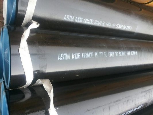 Труба стали углерода API 5L Gr.B/ASTM A106/A 53 Gr.B безшовная, 16" Sch40