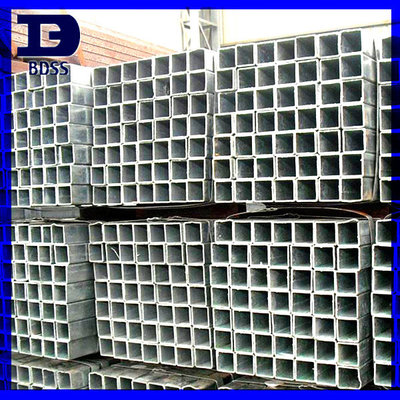 Q235 Round Welded Steel Tubes , Rectangular Structural Steel Pipe