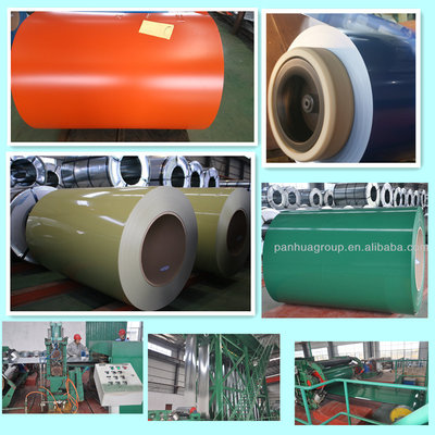 JIS G 3312, JIS G 3302 Prepainted GI Steel Coil  914 ~ 1250 mm Width SGC340 - SGC570 Grade