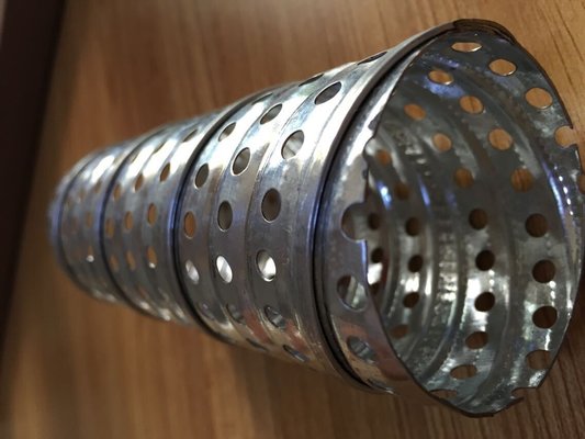 Tube en acier perforé fermant à clef le noyau de filtre de couture pour le soutien de filtre