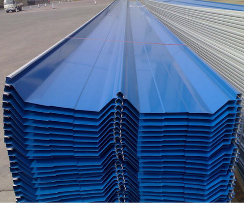 High Rib Angle Chi Corrugated Steel Sheet Easy Installed Without Bolts