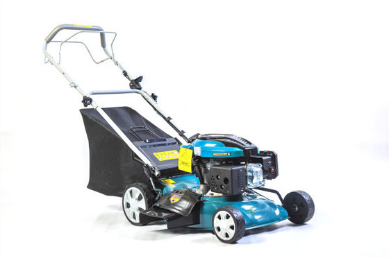 Blue gasoline  lawn mower / Hand push -  140cc 18 Inch safe