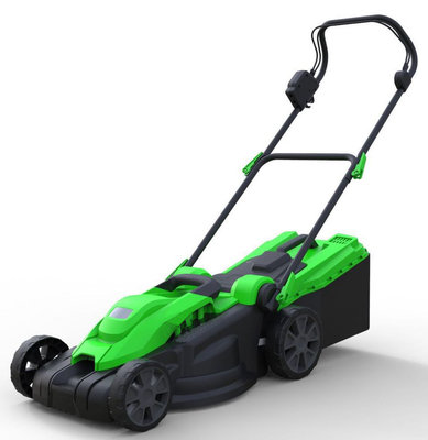 Popular Robust Electric Push Mower , Electric Grass Cutter 36cm 1500w Handle Angle Adjustable