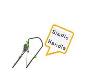 Simple Handled Garden Electric Mowers 1500w Yellow Color 3 Cutting Position