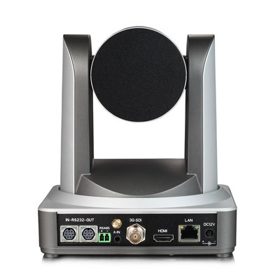 2MP 1080p 3G-SDI RJ45 12x Optical Zoom IP Streaming ptz poe Camera grey Color