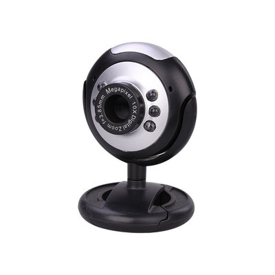 640*480p  6 LED Night vision webcam PC camera USB 2.0 pc driverless