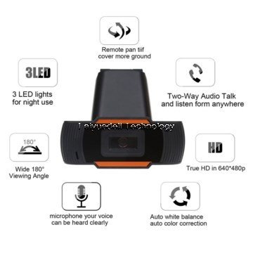 1080P Camera 12.0MP USB2.0 Webcam Computer Camera Digital Video with Microphone Auto Focus 2019
