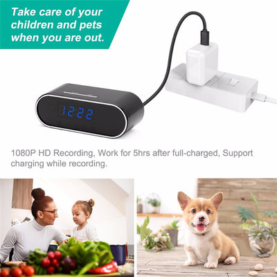 WiFi Clock Camera Security 1080P Hidden IP Webcam H.264 Smart Home Webcam in CCTV