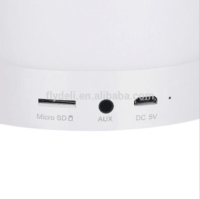 Factory Price LED  light smart wireless with FM radio Colorful speaker
