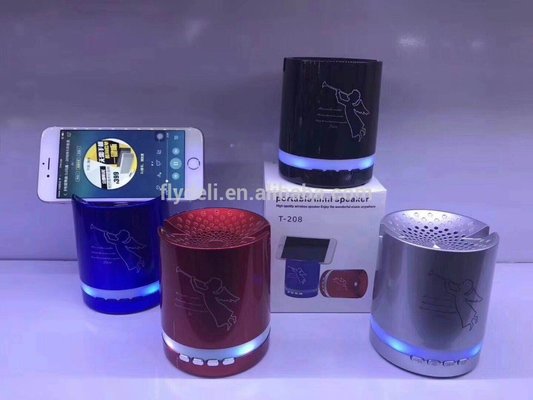 New Design mobile phone holder outdoor speaker with LED blue tooth sound bar