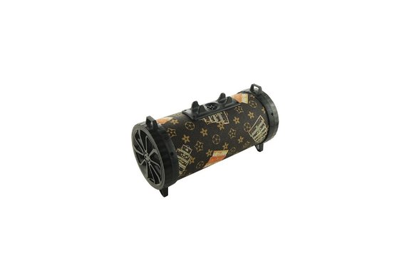 Customized logo fm radio portable wireless bass waterproof speaker bluetooth