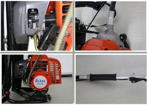 Professional Portable Backpack Brush Cutter / Gasoline Grass Trimmer Strimmer Tools